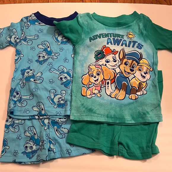 Paw Patrol | Pajamas | Paw Patrol Pajamas Two Piece Two Sets Zuma Skye Rider Marshall 24m 2t Nwt ...